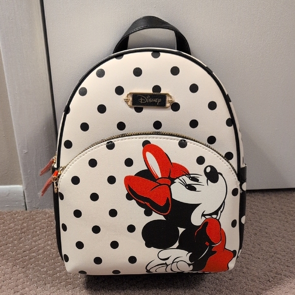 Disney | Bags | Disney Primark Black And White Minnie Mouse Backpack ...